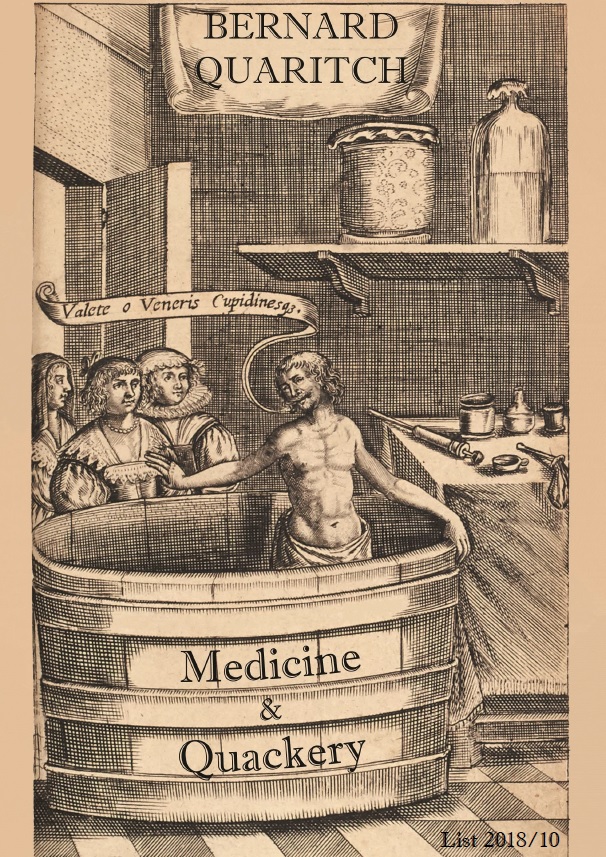 Medicine & Quackery - Bernard Quaritch Ltd - Rare books, manuscripts ...